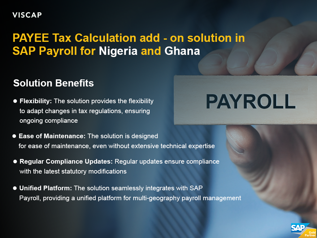 Add-on Solution: PAYEE Tax Calculation for Nigeria and Ghana with a ...